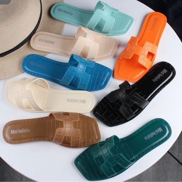Shoes | Brand New Black Slides Fit True To Size | Poshmark